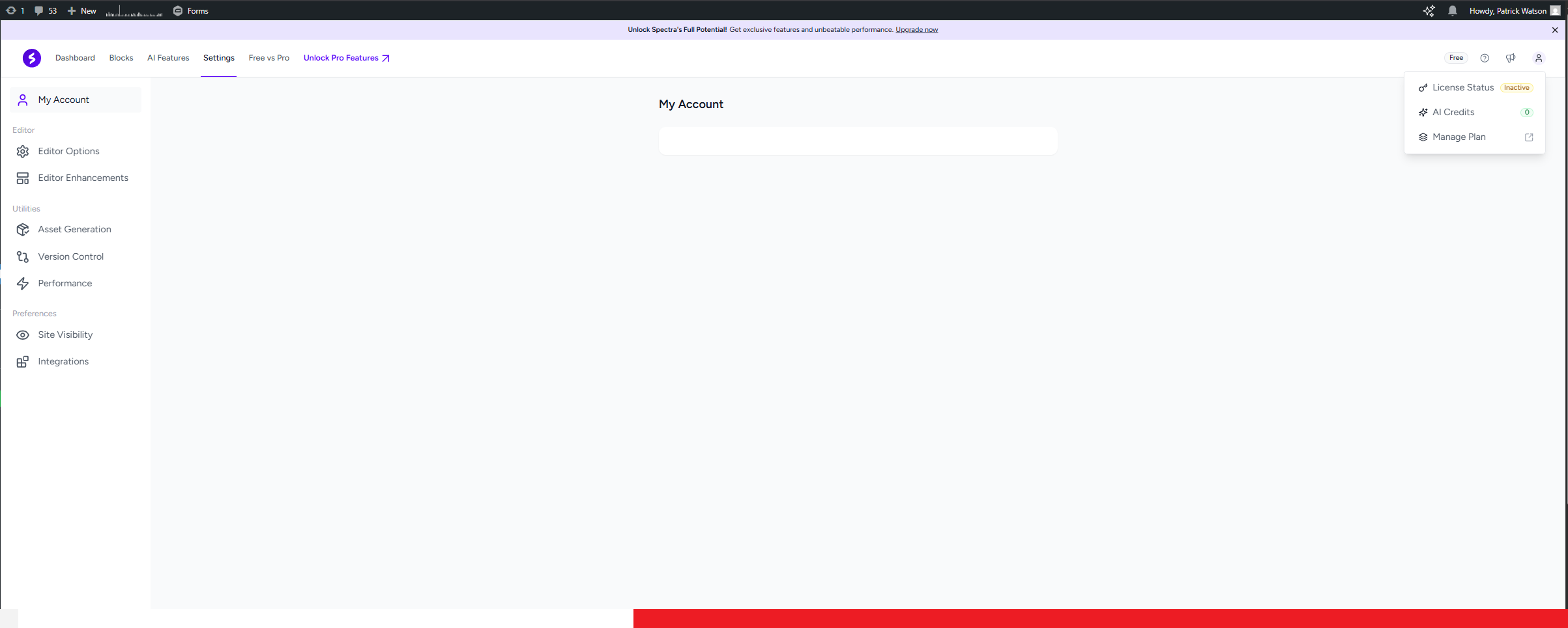 spectradashboardscreenshot – Patrick Watson
